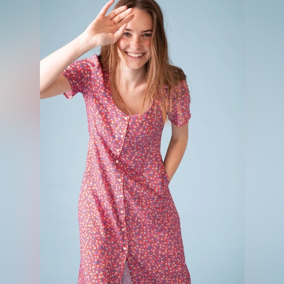 Sonnet James | Dresses | Sonnet James Scarlet Dress In Liberty Red ...